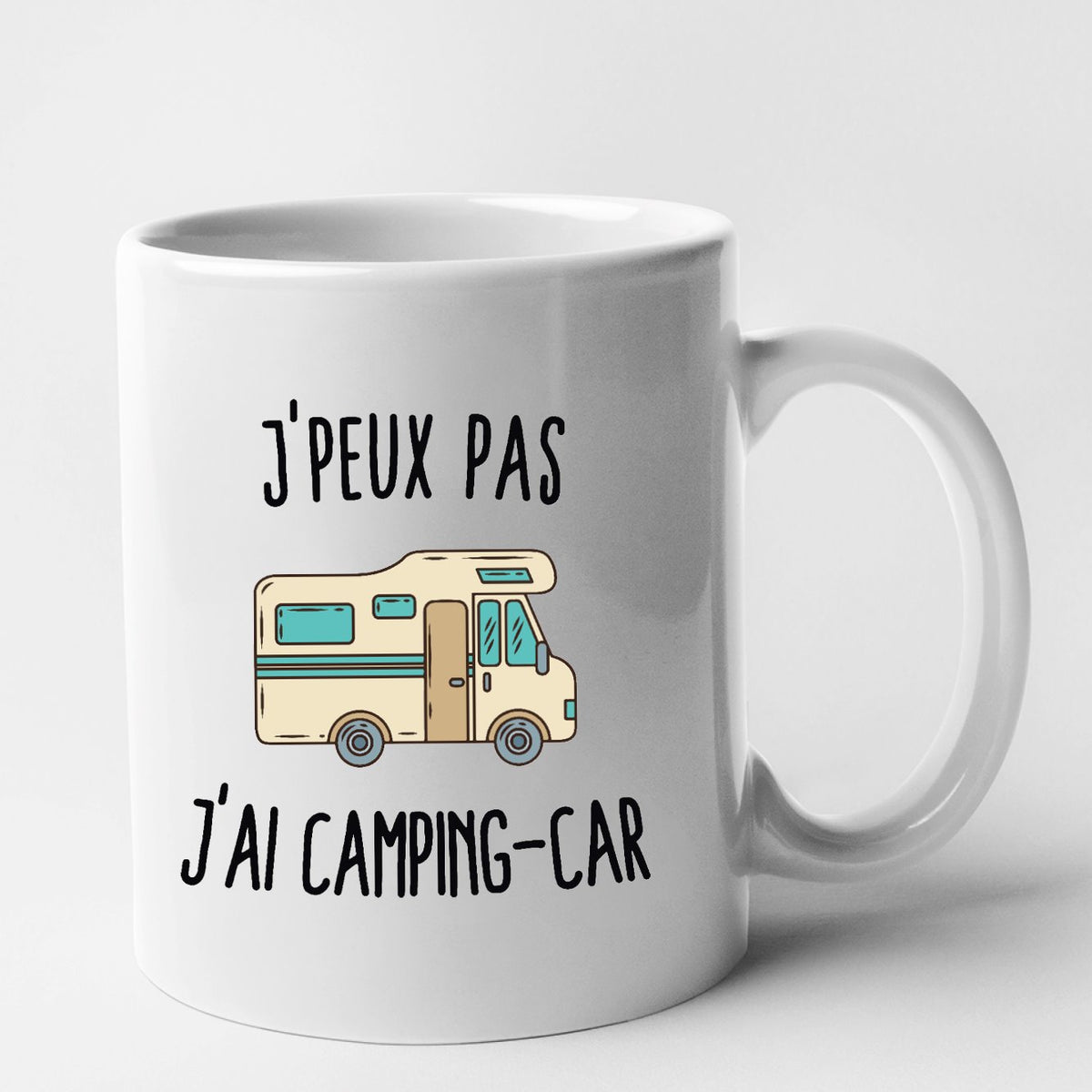 Mug J'peux pas j'ai camping-car | Idée cadeau original