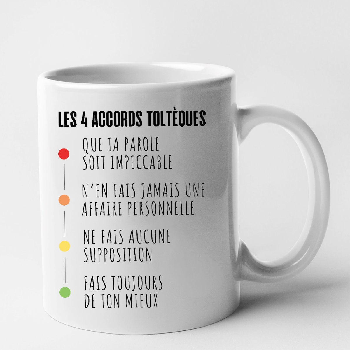 Mug Les 4 accords toltèques | Idée cadeau original