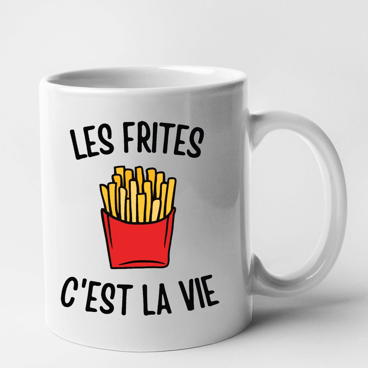 Mug Les frites c'est la vie | Idée cadeau original