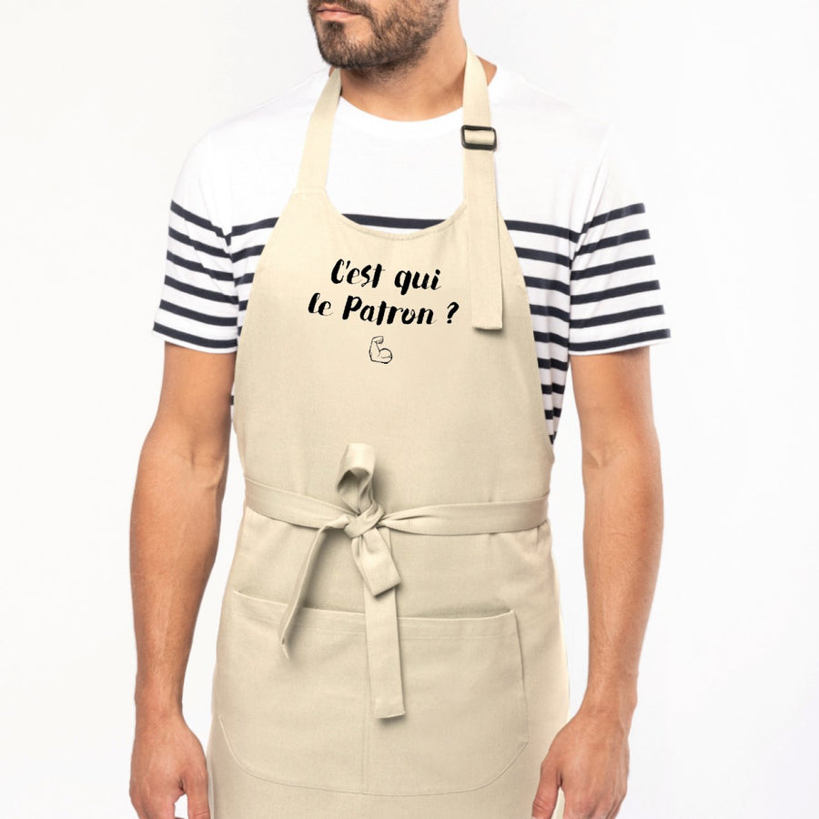 T-Shirt Homme C'est qui le patron | Idée cadeau original