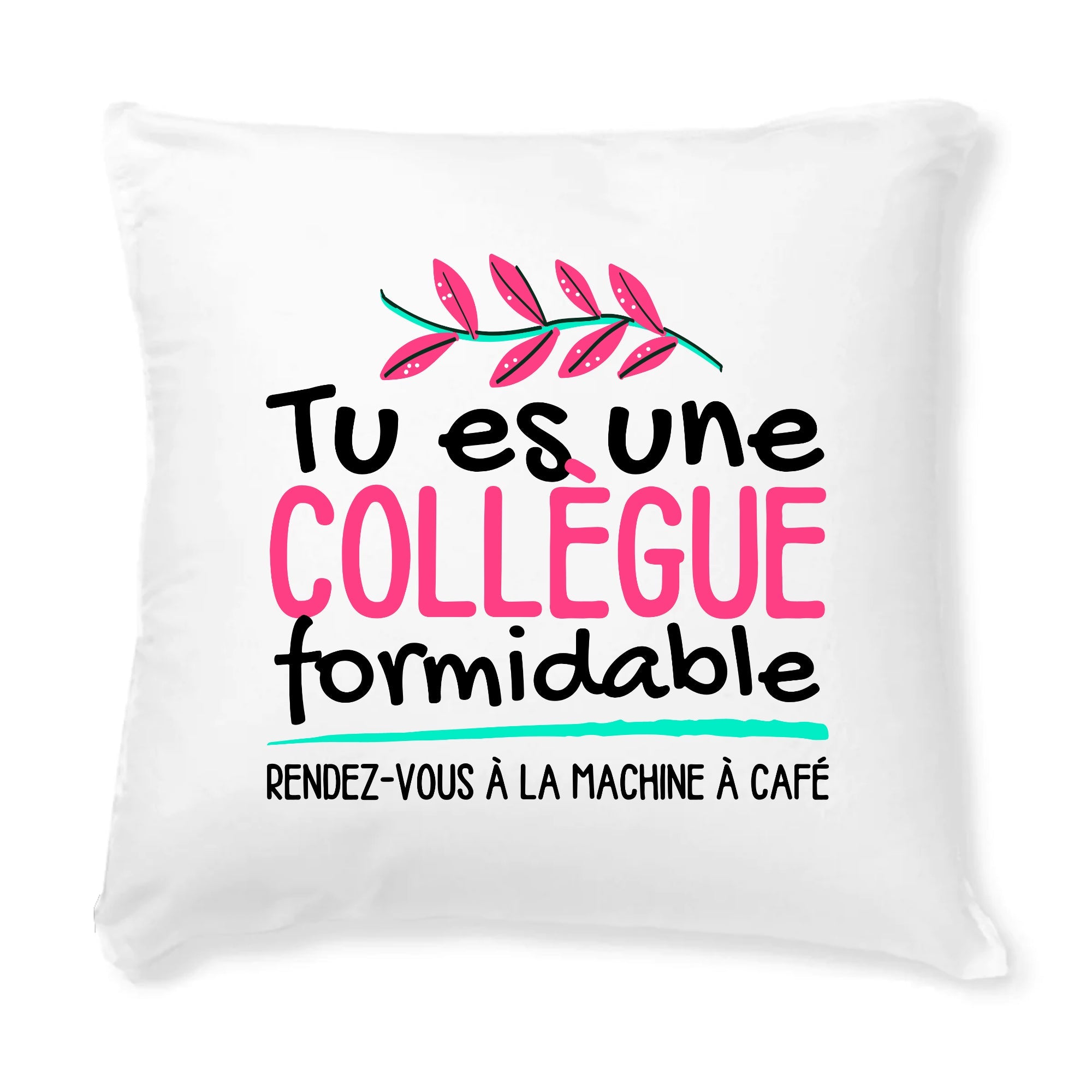 Coussin Tu es une collègue formidable | Idée cadeau drôle | Tshirt-culte