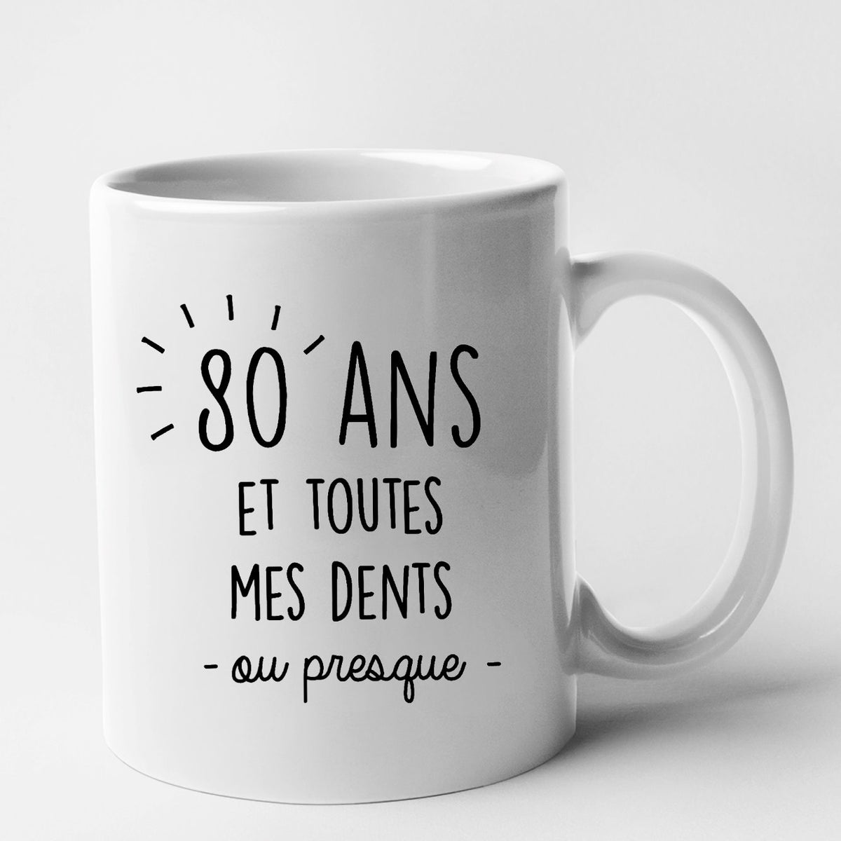 Mug Anniversaire 80 ans | Idée cadeau original