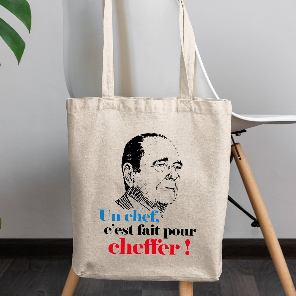 Tote bag Un chef c'est fait pour cheffer | Idée cadeau original
